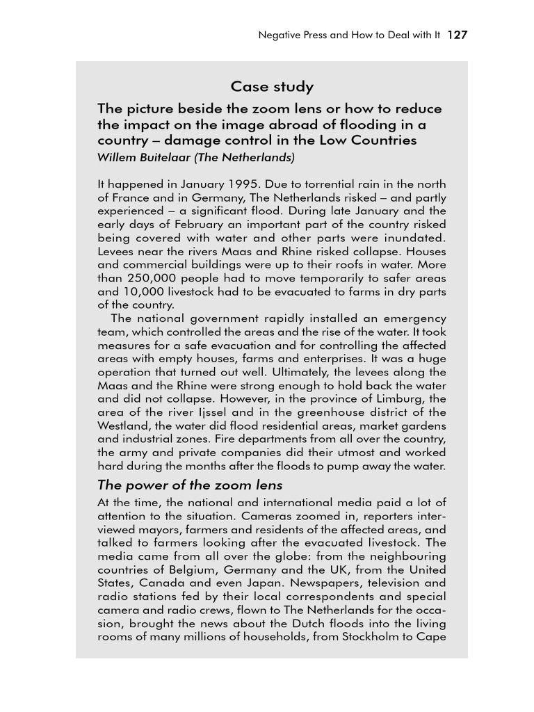 Case Study - Negative Press | PDF