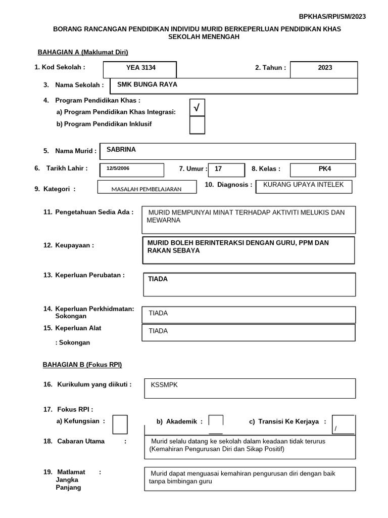 Contoh Transisi 2 | PDF