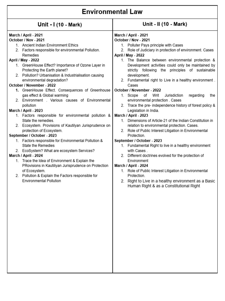 4034 - Environmental Law | PDF | Environmental Law | Environmental ...