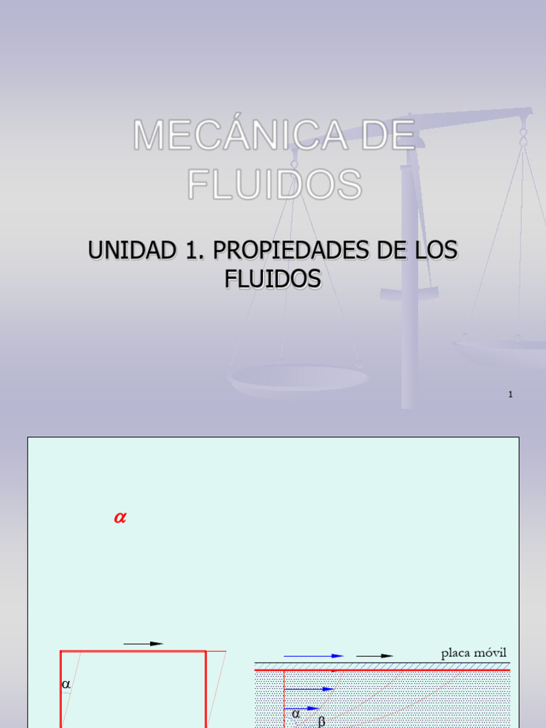 Unidad 1 Propiedades de Los Fluidos | PDF