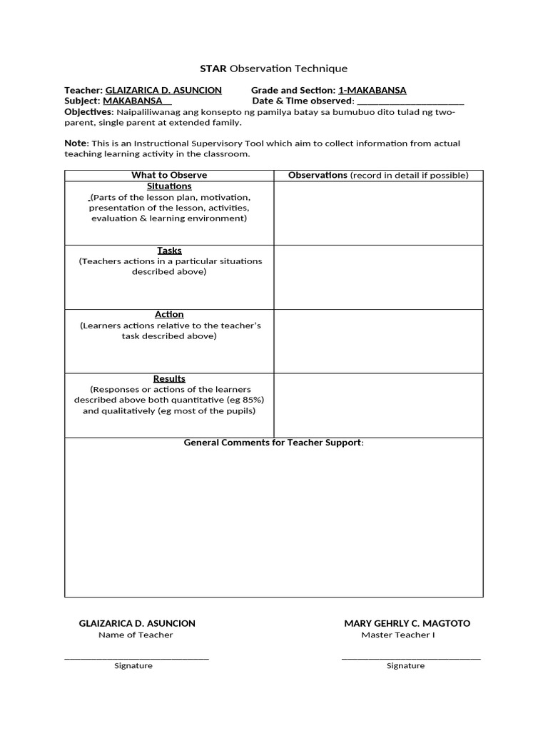 Star Observation | PDF