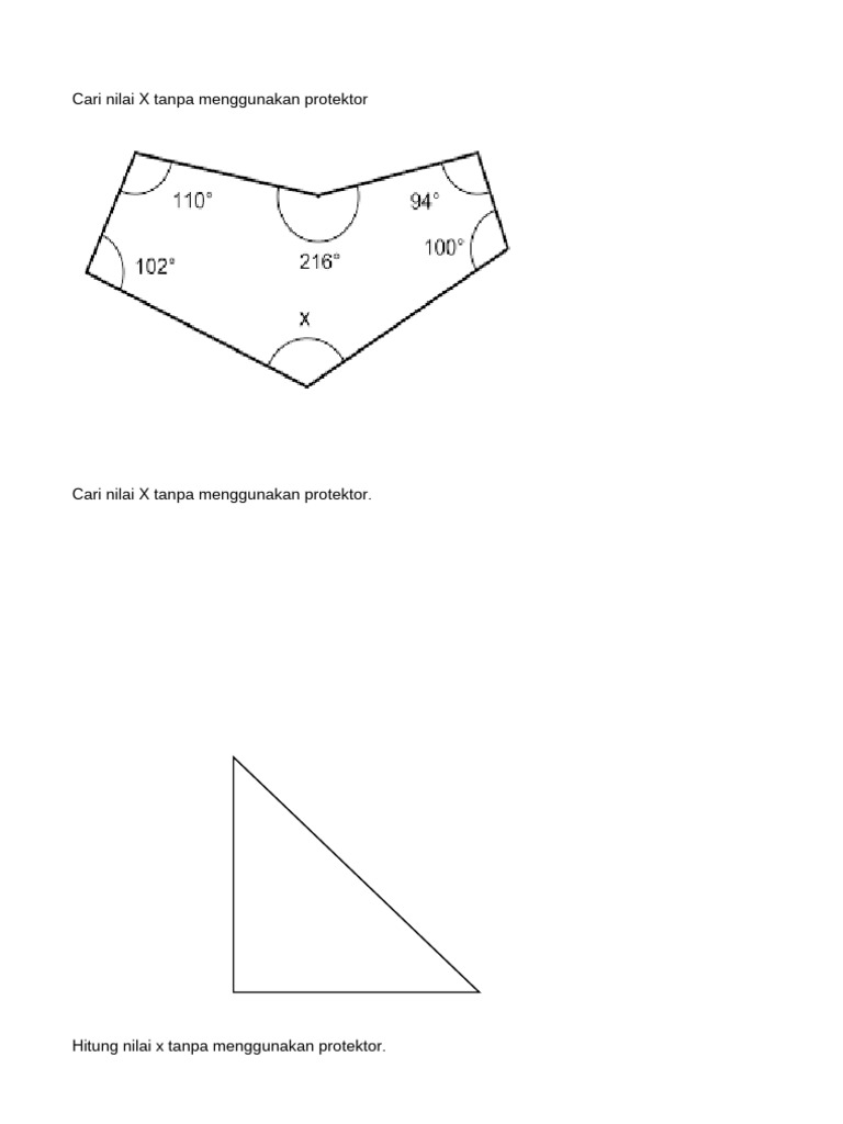 LATIHAN POLIGON TINGKATAN 2 | PDF