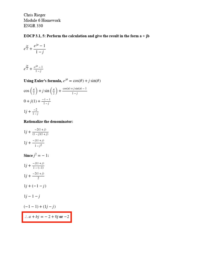 Chris Rieger Module 6 Homework | PDF