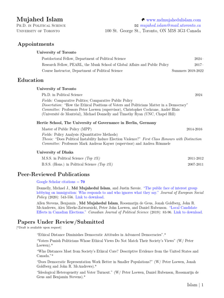 CV_Mujahedul-Islam | PDF