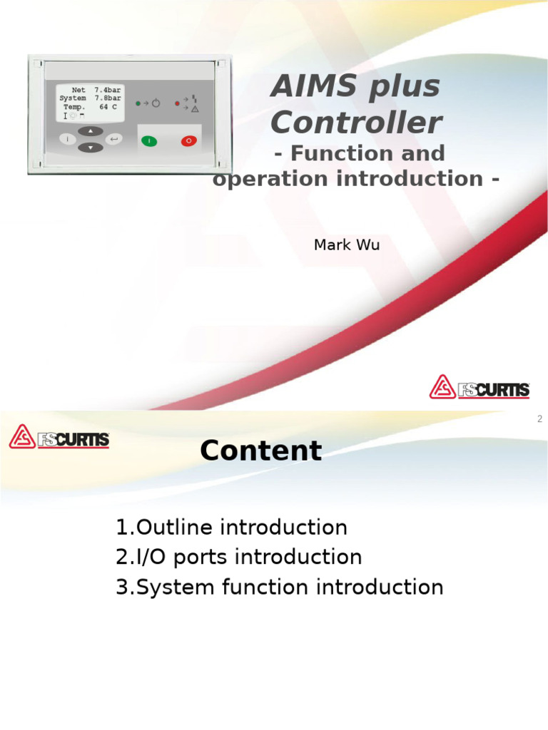 GS-SE AIMS Plus Controller - SENHAS | PDF