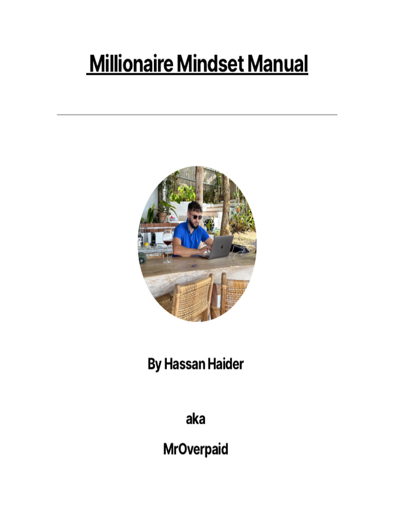 Millionaire Mindset Manual | PDF