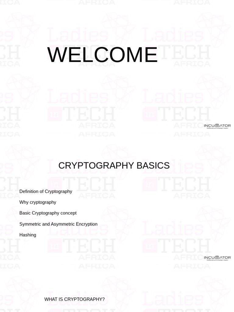 Lita Week 5 Cryptography Basics | PDF
