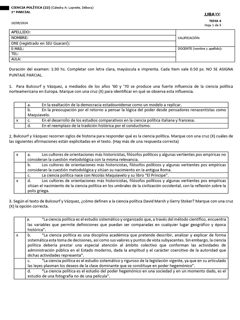 1 Parcial CP 2C2024 - Tema 4-Con Claves | PDF