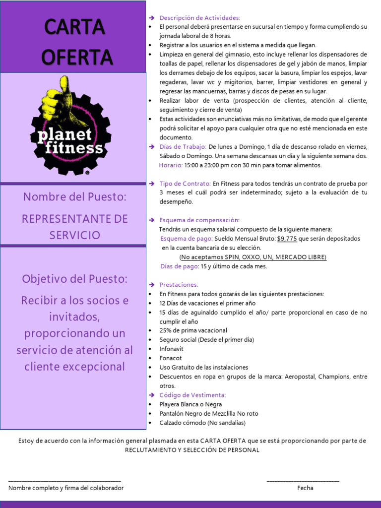 ejemplo de carta oferta | PDF