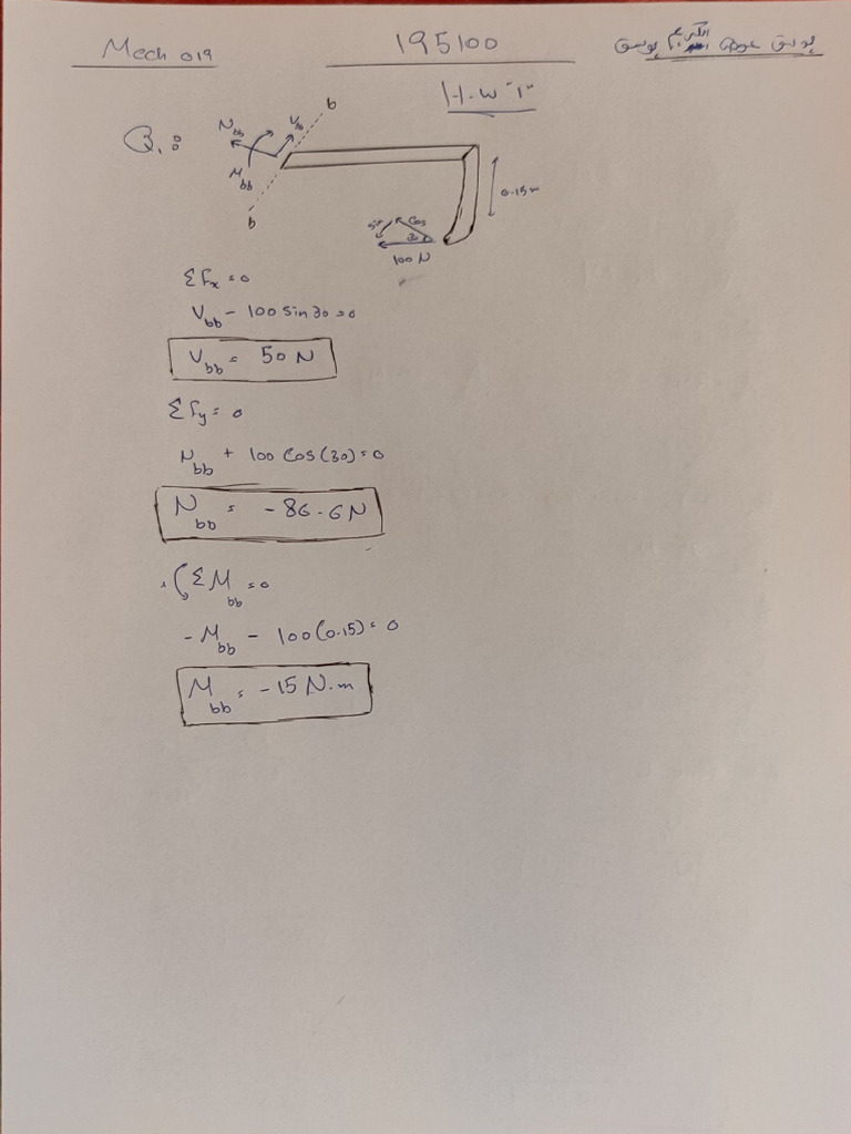 Mechanics of Materials - HW1 | PDF