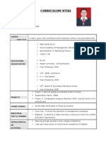 CA Inter Resume Format | PDF | Cognition | Cognitive Science