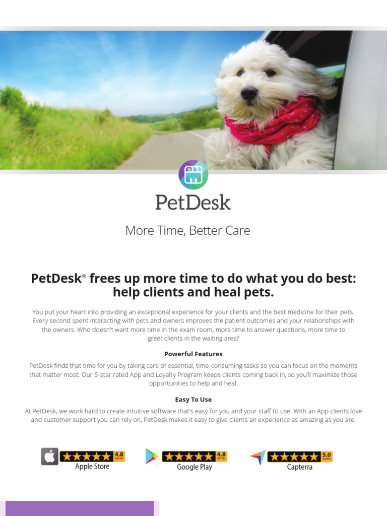 PetDesk Brochure | PDF