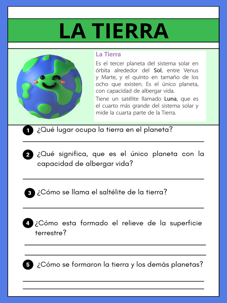 La Tierra | PDF | Science & Mathematics | Young Adult
