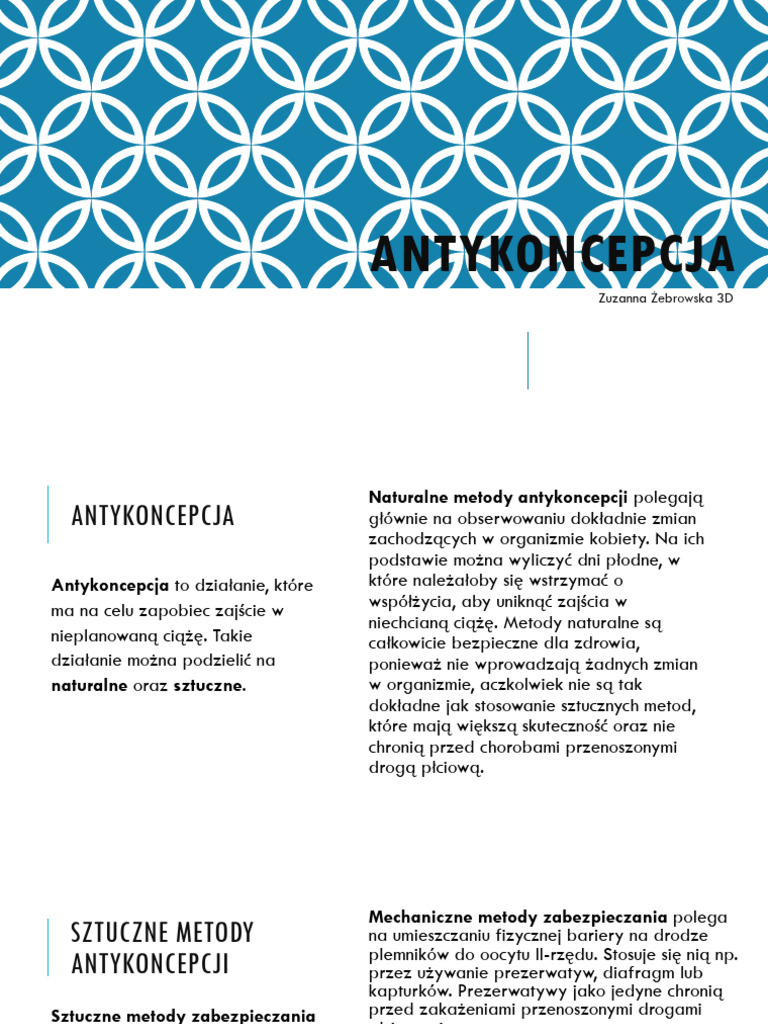 Antykoncepcja | PDF