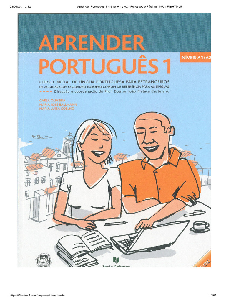 Aprender Portugues 1 - Nivel A1 e A2 - Folioscópio Páginas 1-50 ...