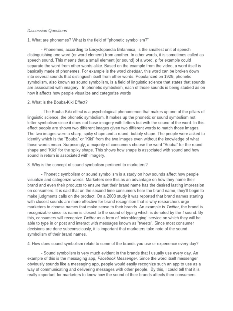 Entrep Bouba-Kiki Effect | PDF