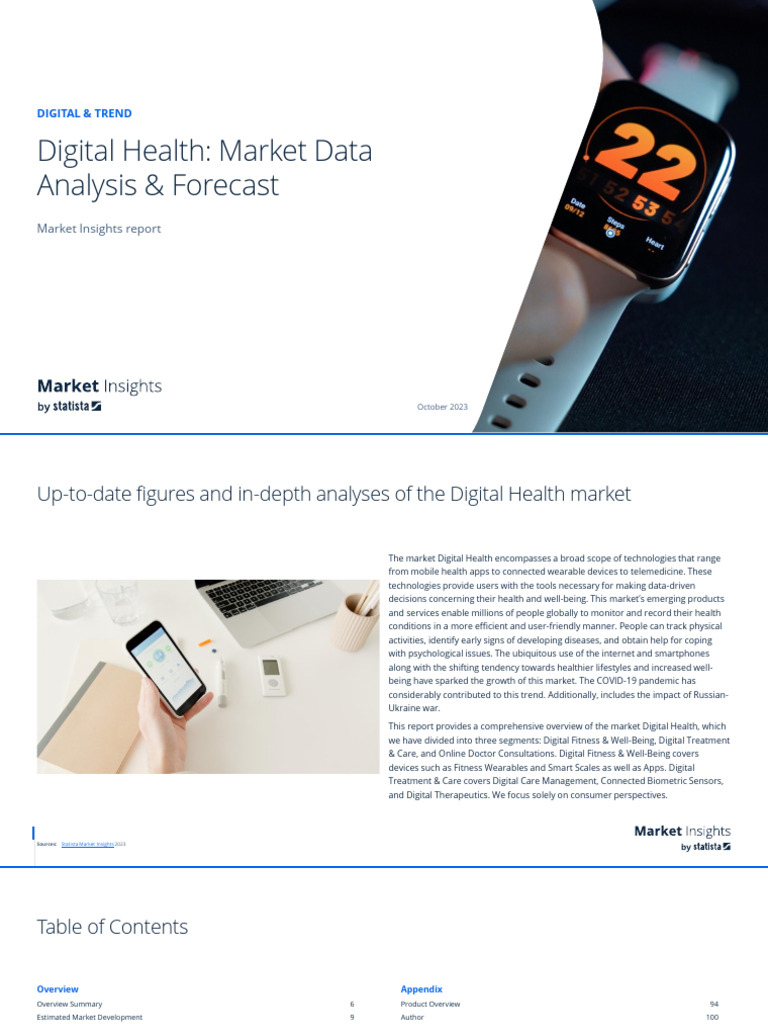Study - Id116507 - Digital Health Report 2023 | PDF