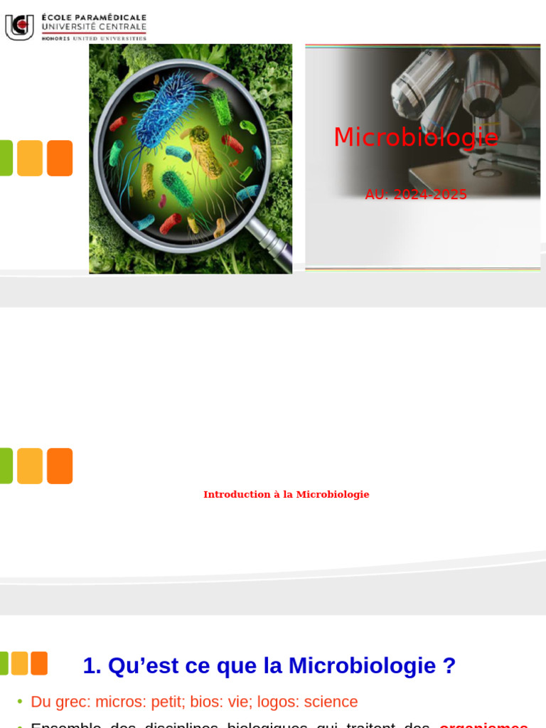 Microbiologie 1.les Bactéries Définition, Formes, Modes de Groupement Et Constituants | PDF