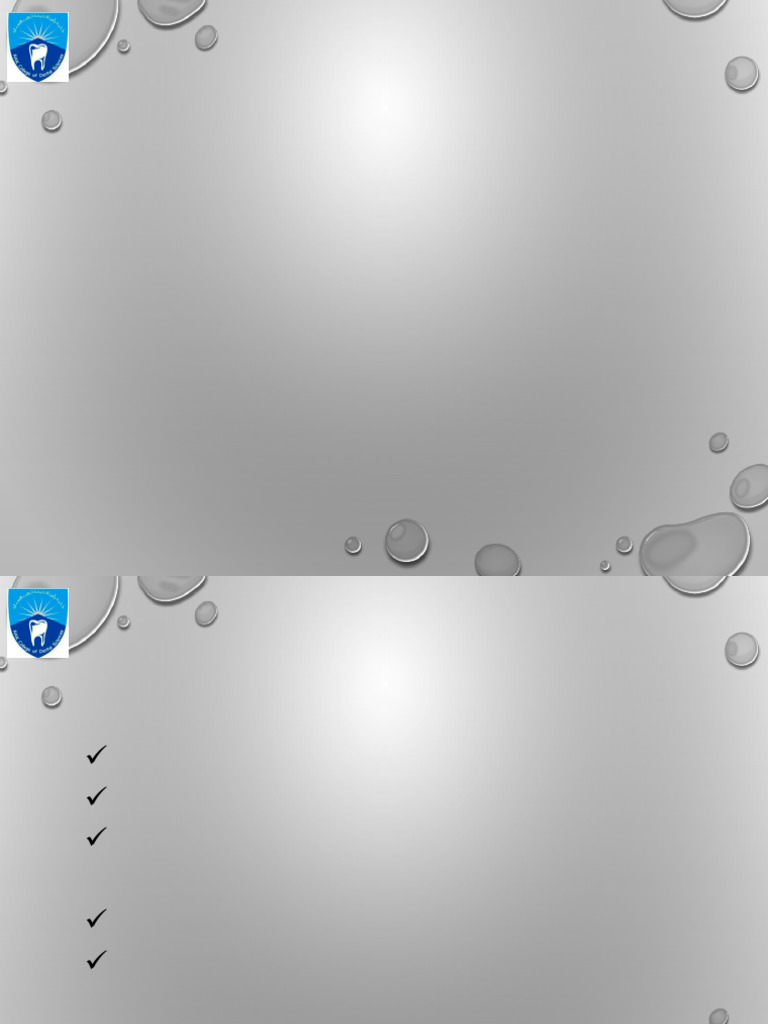 Lecture 1 Defination, Scop and Objective of Operative Dentistry | PDF