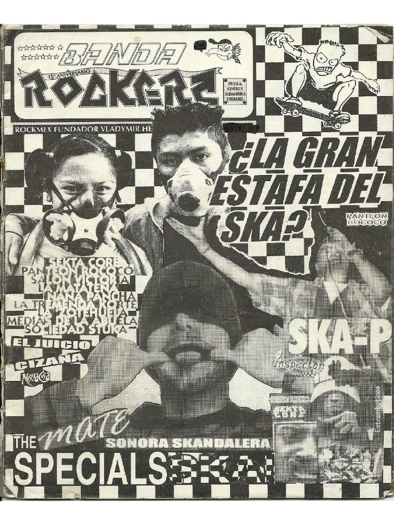 Revista Banda Rockera No 126 - La Gran Estafa Del Ska | PDF