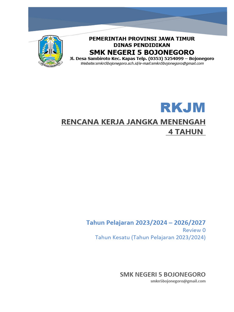 RKJM Dan RKT SMKN 5 BJN 2324 | PDF