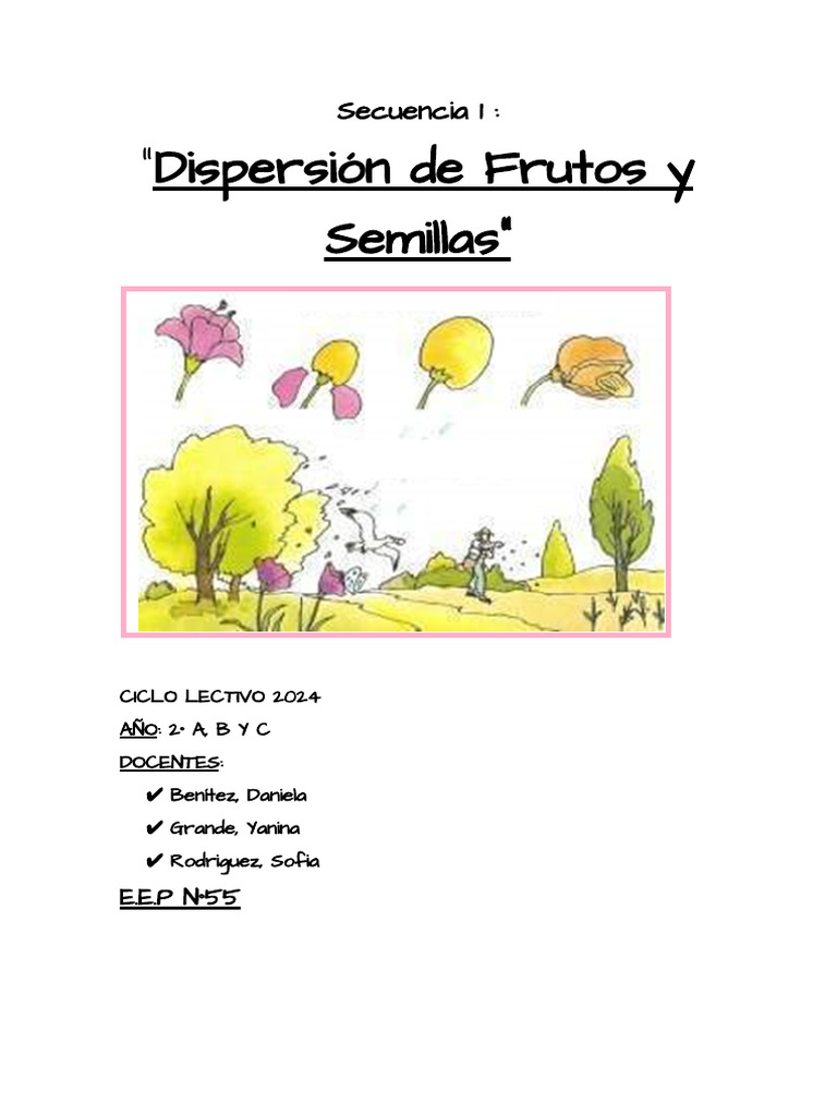 1 - La Dispersion de La Semilla.docx | PDF