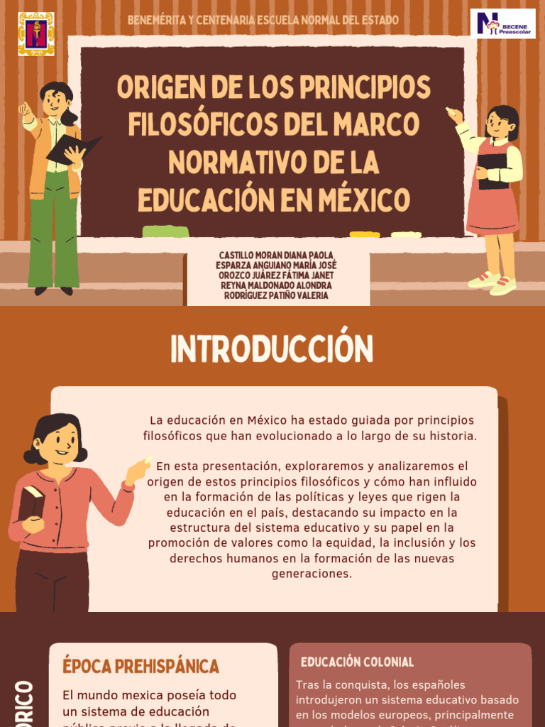 Origen de Los Principios Filosóficos Del Marco Normativo de La Educación en México | PDF