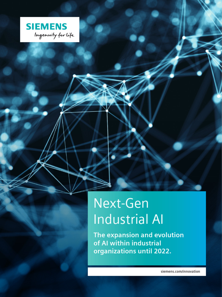 Siemens Next Gen Industrial Ai | PDF