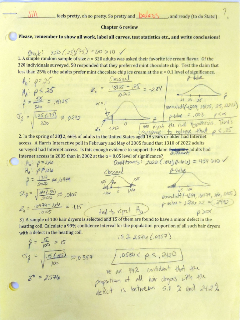 CH 6 Review Key | PDF
