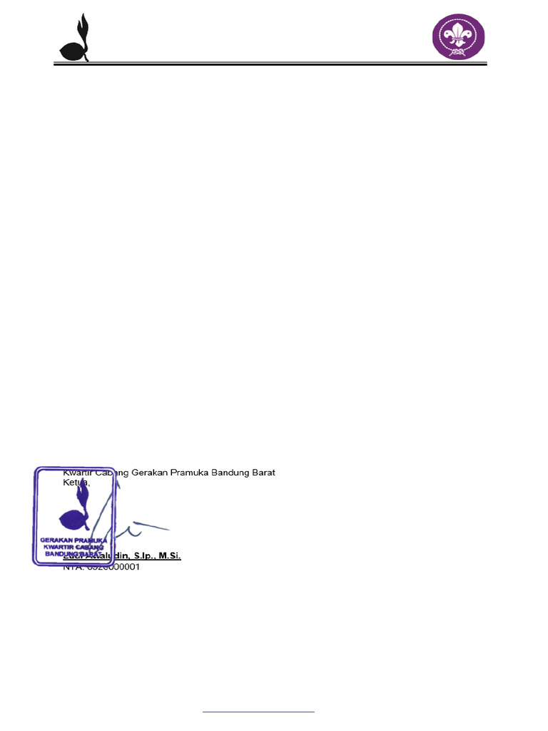 171 SU Rapat Pimpinan Kwarcab Bandung Barat Tahun 2024 | PDF