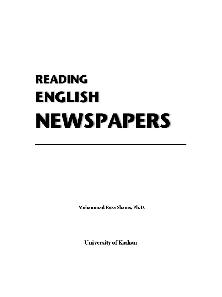 Reading English Newspapers | PDF