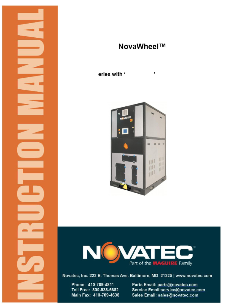 Secador NOVATEC Manual | PDF