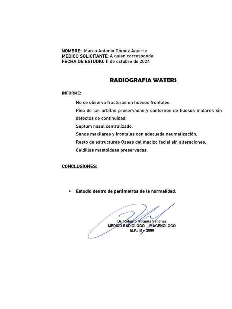 Marco Antonio Gómez Rodríguez Waters | PDF