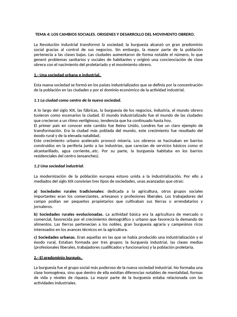 TEMA 4 (Mov - Obrero) HMC | PDF