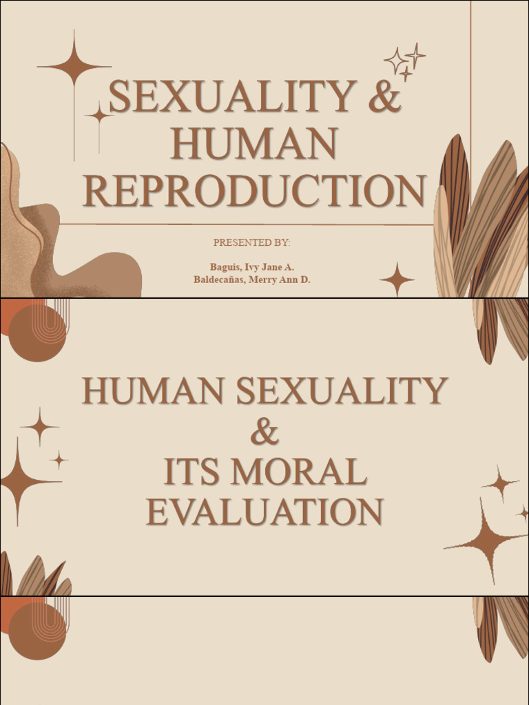 Sexuality Human Reproduction | PDF