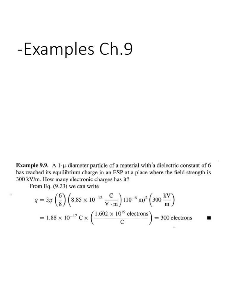Examples Ch9 | PDF