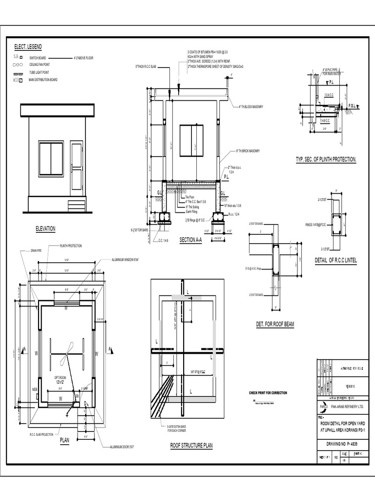 Elect. Legend: Drain Pipe | PDF