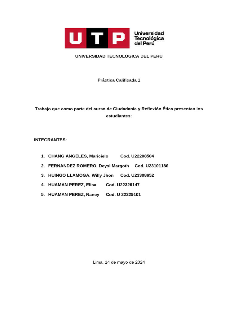 Practica Calificada S08 | PDF