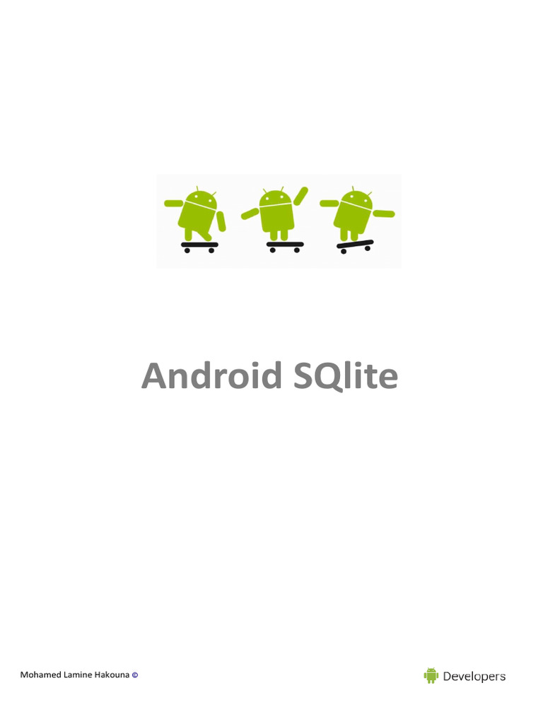 Android_SQLITE | PDF