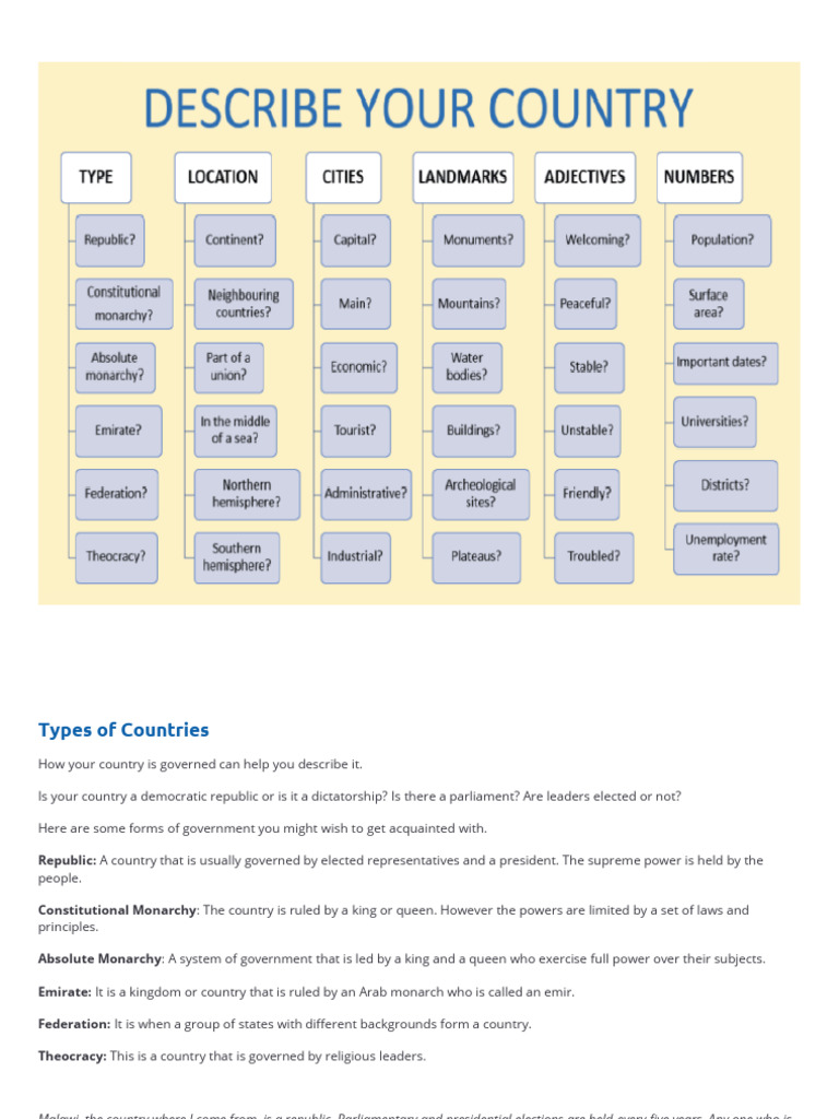 Types of Countries | PDF