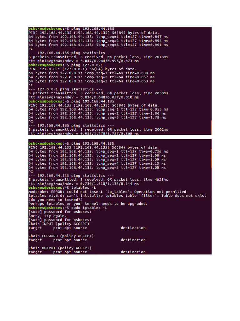 Regle Iptables | PDF