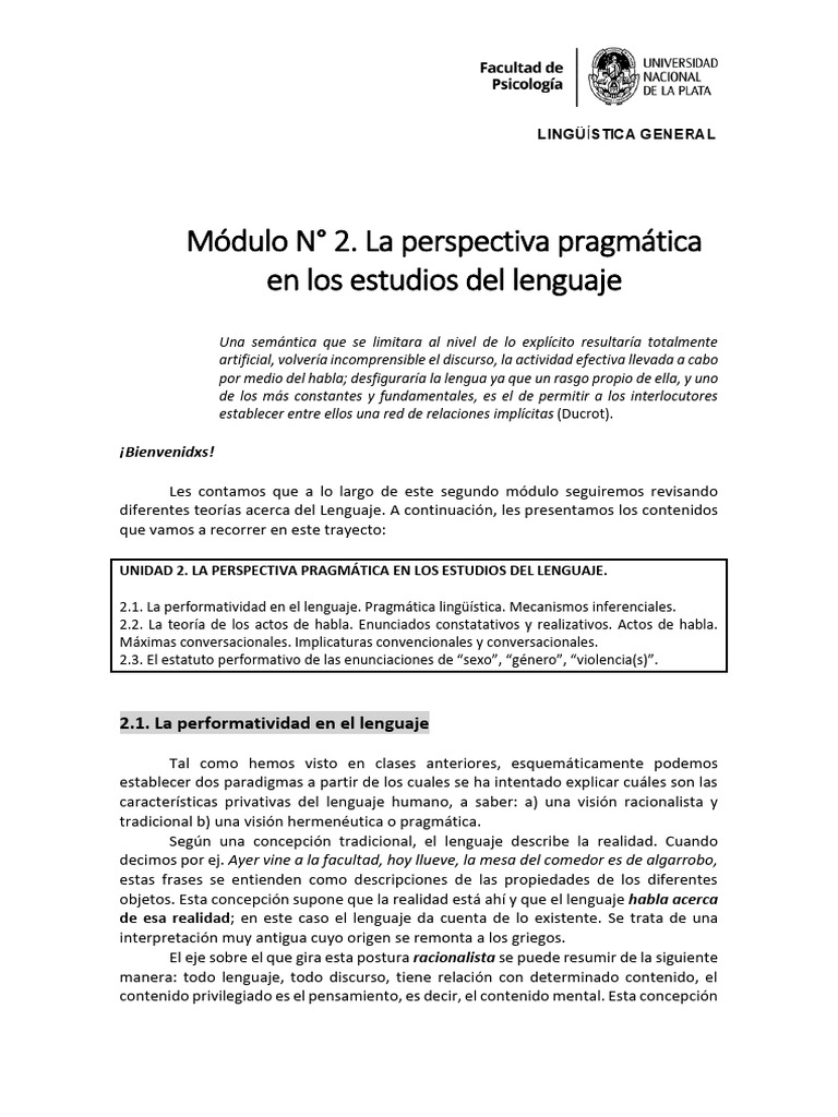 Modulo-2 Clases Teóricas 2 | PDF