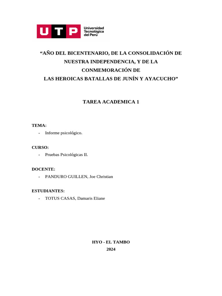 informe pruebas | PDF informe pruebas | PDF