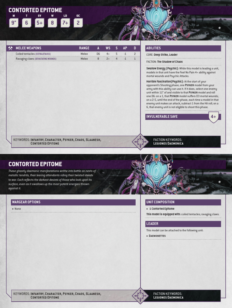 Contorted Epitome | PDF