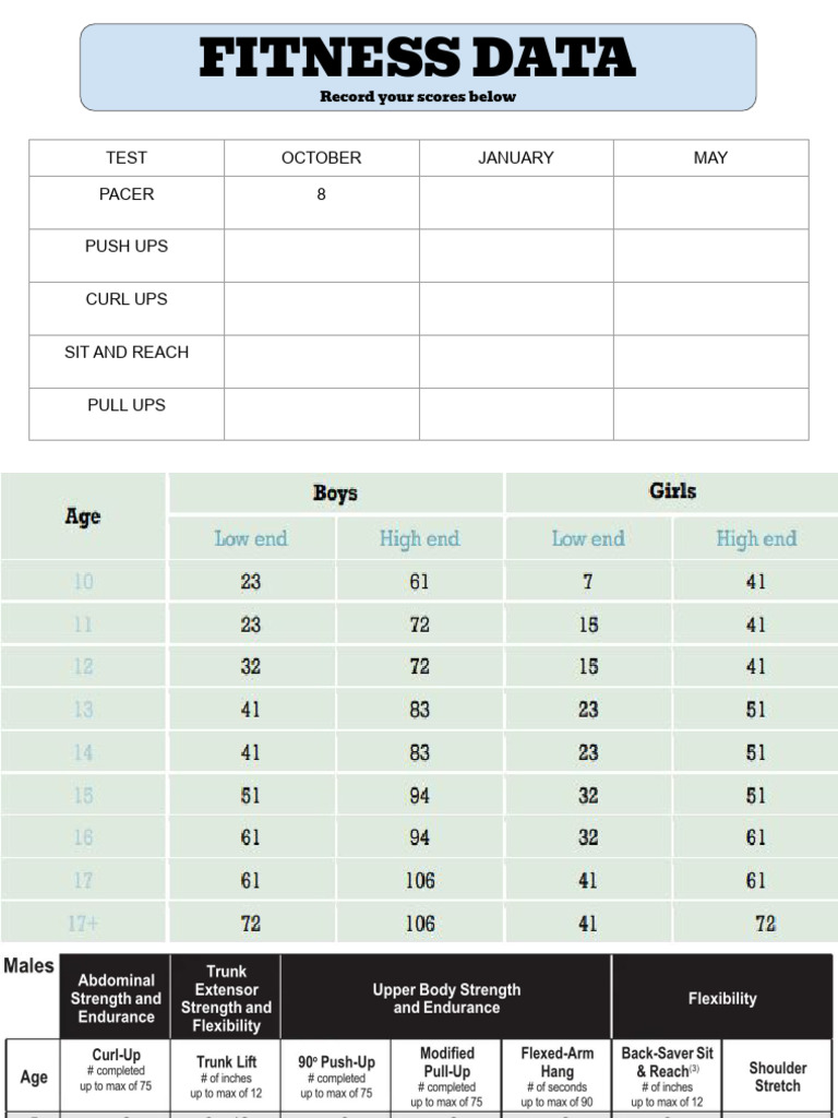 Kevin Zou - Fitness Data | PDF