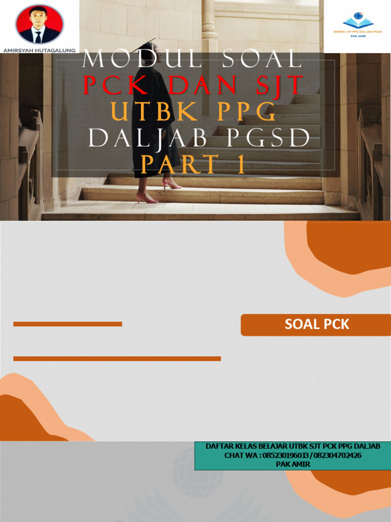 Modul Soal PCK Up PPG Daljab PGSD - Pembahasan | PDF