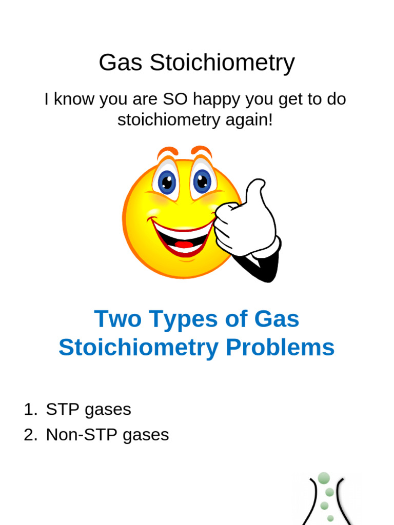 Gas Stoichiometry | PDF