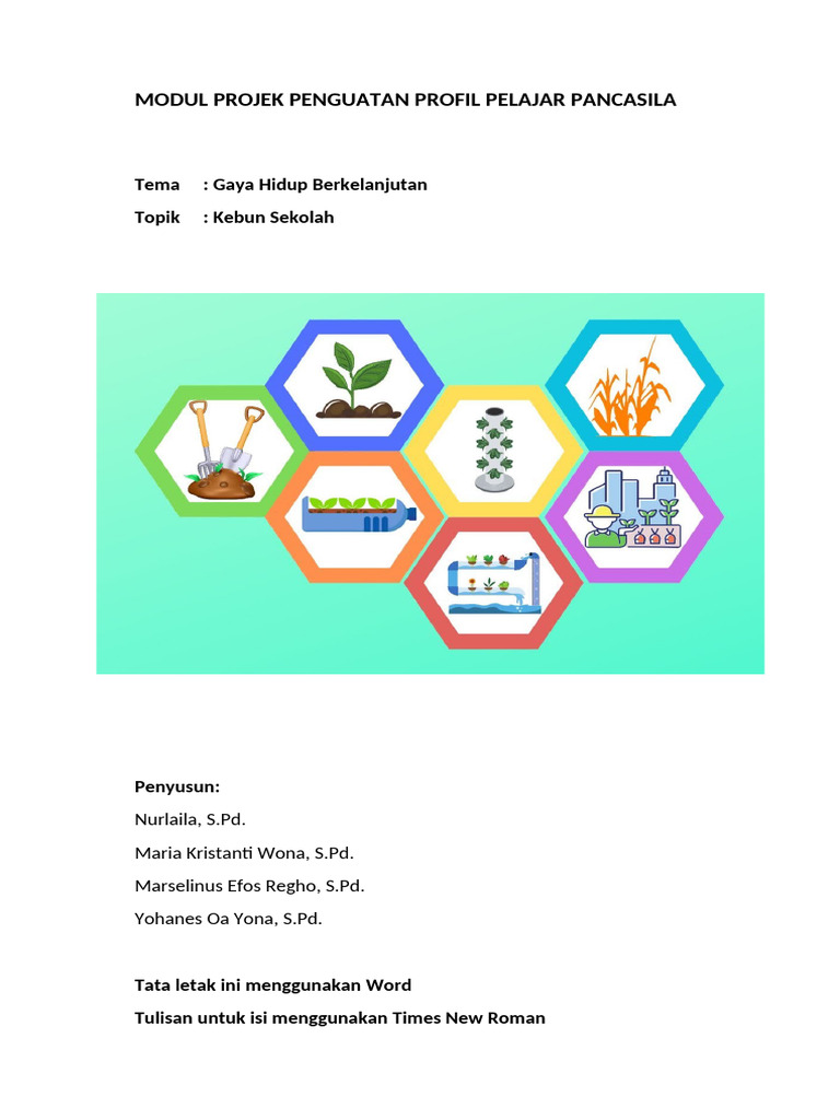 Modul Projek Penguatan Profil Pelajar Pancasila | PDF