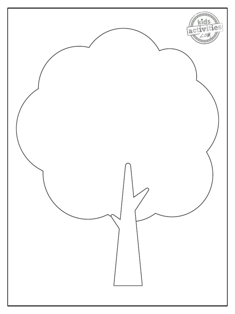 Tree Outline Printable | PDF