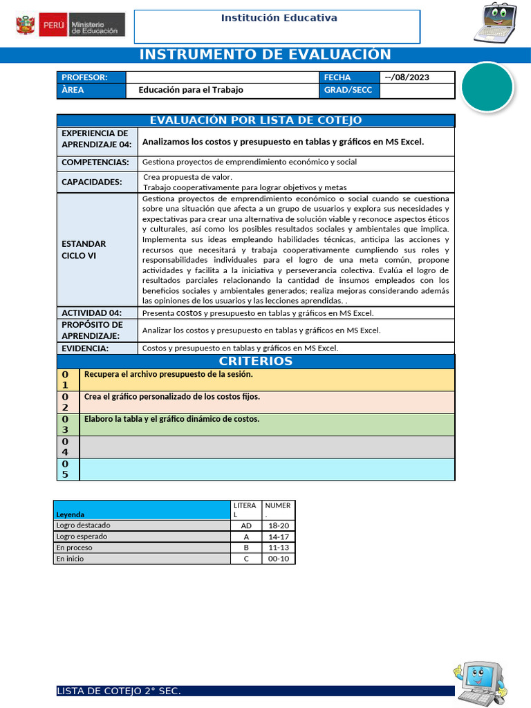 2º LC ACT 4 EPT EDA 5 | PDF